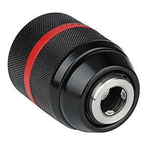 YWBL-WH Multi Keyless Chuck, Keyless Hand Drill Chuck 1/2-20UNF Mount 1~13mm Self-tighten Drill Chuck for Multiple Purposes