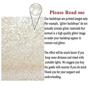 Funnytree 6X8ft Bokeh Golden Spots Backdrops for Photography Halo (Not Glitter) Sand Scale Background Professional Wedding Bridal Shower Newborn Baby Portrait Photo Studio Props