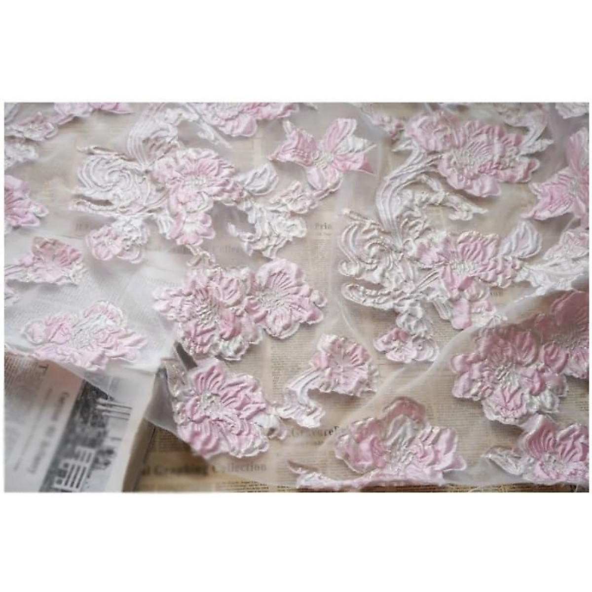 XMTXZYM 2 Meter Retro Embossed Yarn Dyed Jacquard Fabric Dress DIY Sewing Fabric