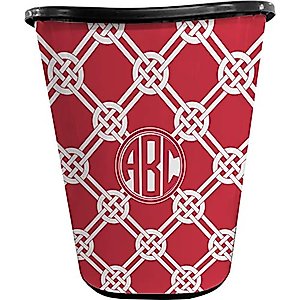 RNK Shops Celtic Knot Waste Basket - Single Sided (Black) (Personalized)