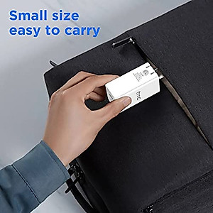 HTC 65w USB C Wall Charger 3 Ports, GaN Fast Charger Block Type C Wall Charger Foldable Plug Travel Adapter for iPad/iPad Mini, MacBook Air/Pro, iPhone 13/13Pro/13 Pro Max/12/11, Pixel, Galaxy, Switch