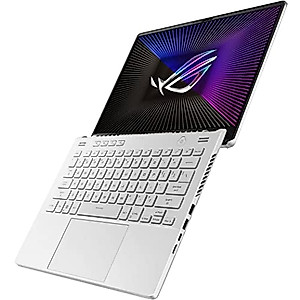 EXCaliberPC 2023 ASUS ROG Zephyrus G14 GA402NU-G14.R74050 (AMD Ryzen 7 7735HS, 32GB RAM, 4TB WD NVMe SSD, RTX 4050 6GB, 14" QHD+ 165Hz, Windows 11) Gaming Notebook - Moonlight White