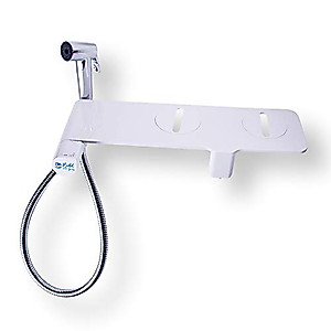 Bidet-N-Spray 2-in-1 Combo Non-Electric Bidet and Hand-held Sprayer Toilet Attachment - Easy to Install - Adjustable Water Pressure - Hygienic Bathroom Essential
