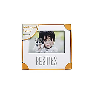Pearhead Besties Frame, Pet Keepsake Picture Frame, Baby Girl Nursery Décor, Baby Boy Nursery Décor, 1 Count (Pack of 1)