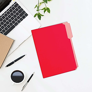 BAZIC 1/3 Cut Letter Size Color File Folder (6/Pack)