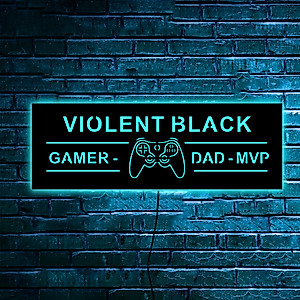 Custom Gamer Tag Sign, Personalized Gamer Room Neon Sign, Gamer Room Led Sign, Gamer Room Lights, Gamer Neon Sign, Gamer Room Decor, Gaming Zone Sign
