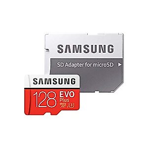 Samsung Evo Plus Class 10 UHS-I microSDXC U3 with Adapter (128GB MB-MC128GA/APC)