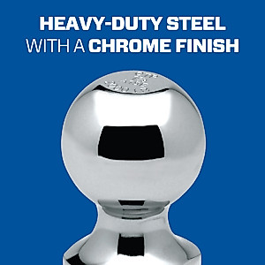 Tow Ready Reese 63816 Class I Hitch Ball, Chrome - 1-7/8" Ball x 1" x 2-1/8", 2,000 lbs.