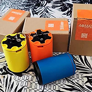 ARMARD Airsoft Grenade，Gel Blaster Grenade Launcher，Paintball Grenade，Metal Pull Ring, 6mm BBS Tactical Whirligig Impact Grenade, 7mm Gel Shower for Strike Game