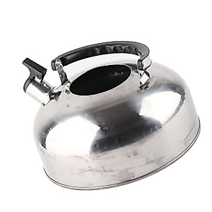 3L L Steel Whistling Tea Kettle Fast Heating One Touch Buttons Whistling Kettle With Insulated Handle For Home 3L L Steel Whistling