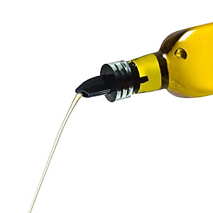 TADAE 20 Pack Liquor Bottle Pourers, Black