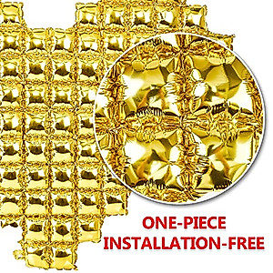 PartyWoo Gold Heart Balloons, 2 pcs 55 Inch Large Heart Balloons, Giant Foil Balloons, Large Mylar Balloons, Heart Balloons for Birthday Decorations, Wedding Decorations, Bridal Shower Decorations