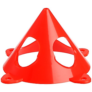 Bekith 60 Pack Cone Canvas and Cabinet Door Risers, Cone Painting Stands, Paint Pyramid Stands, Canvas Stands for Paint Pouring, 3.5"x2", Yellow, Red, Orange