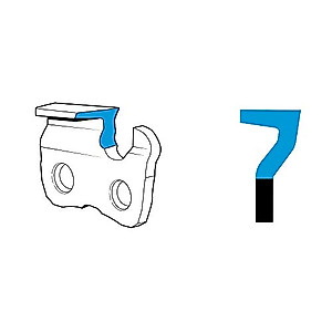Oregon D76 AdvanceCut Replacement Chainsaw Chain for 22" Guide Bars, 76 Drive Links, Pitch: 3/8" Low Kickback, .050" Gauge (D76), Fits Poulan