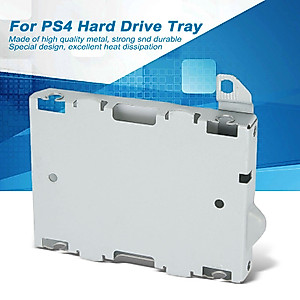 070 Hard Drive Tray for PS4 HDD Mounting Bracket Professional Hard Drive Bracket HDD Bracket Holder with Screw Accessories for PS4 1100 Game Console