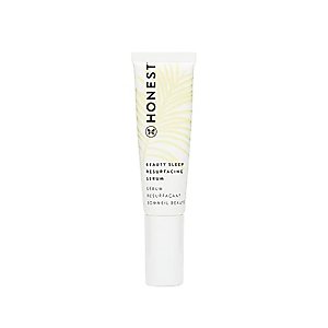 Honest Beauty Sleep Resurfacing Serum with 5 AHAs + Hyaluronic Acid, Vegan, Paraben & Synthetic Fragrance, Cruelty Free, Dermatologist Tested