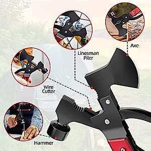Multitool 2 PCS Set, Includes Hammer Multitool & Hatchet Multitool