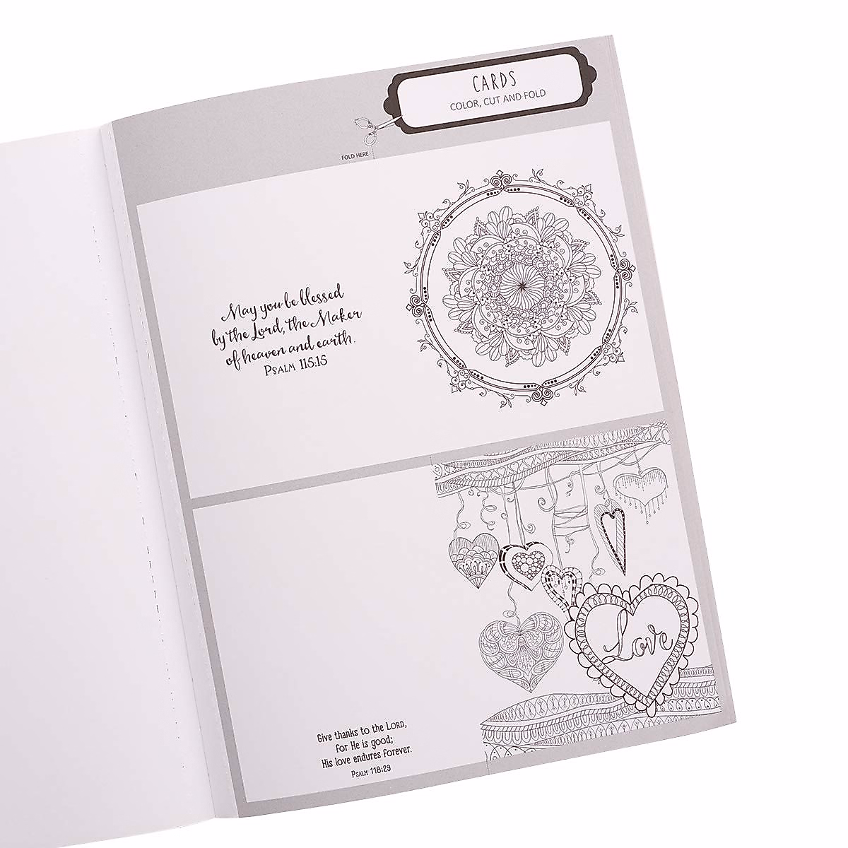 The Psalms in Color - Inspirational Coloring Book with Scripture for Women and Teens - Reflect, Relax, Rejoice