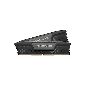 CORSAIR VENGEANCE DDR5 RAM 32GB (2x16GB) 4800MHz CL40 Intel XMP iCUE Compatible Computer Memory - Black (CMK32GX5M2A4800C40)