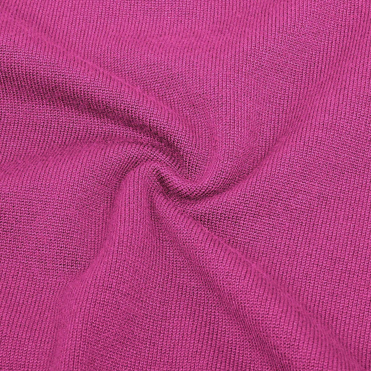 GRACE KARIN Women's Plus Size Long Sleeve Soft Knit Cardigan Sweater(3XL,Magenta)