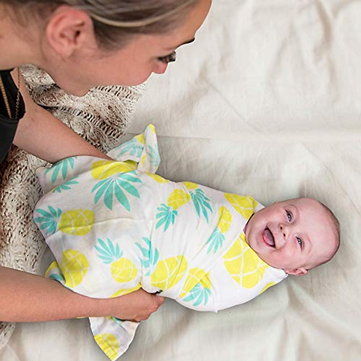 BABY LOOVI muslin swaddle blanket (1)