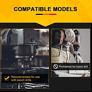 ATOPLEE Countersink Chamfer Tool,4pcs 90 Degree High Speed Steel Countersink Bits for Wood,Metal, Fiberboard, Plywood, Plastic, PVC,Size 2-5,5-10,10-15,15-20mm