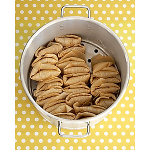 IMUSA USA Aluminum Tamale and Steamer Pot 32-Quart, Silver