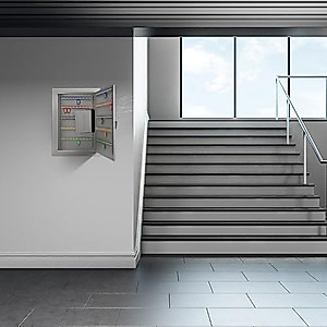 Barska CB13534 Key Lock 100 Position in Wall Adjustable Key Cabinet Lock Box Flange Gray,Grey