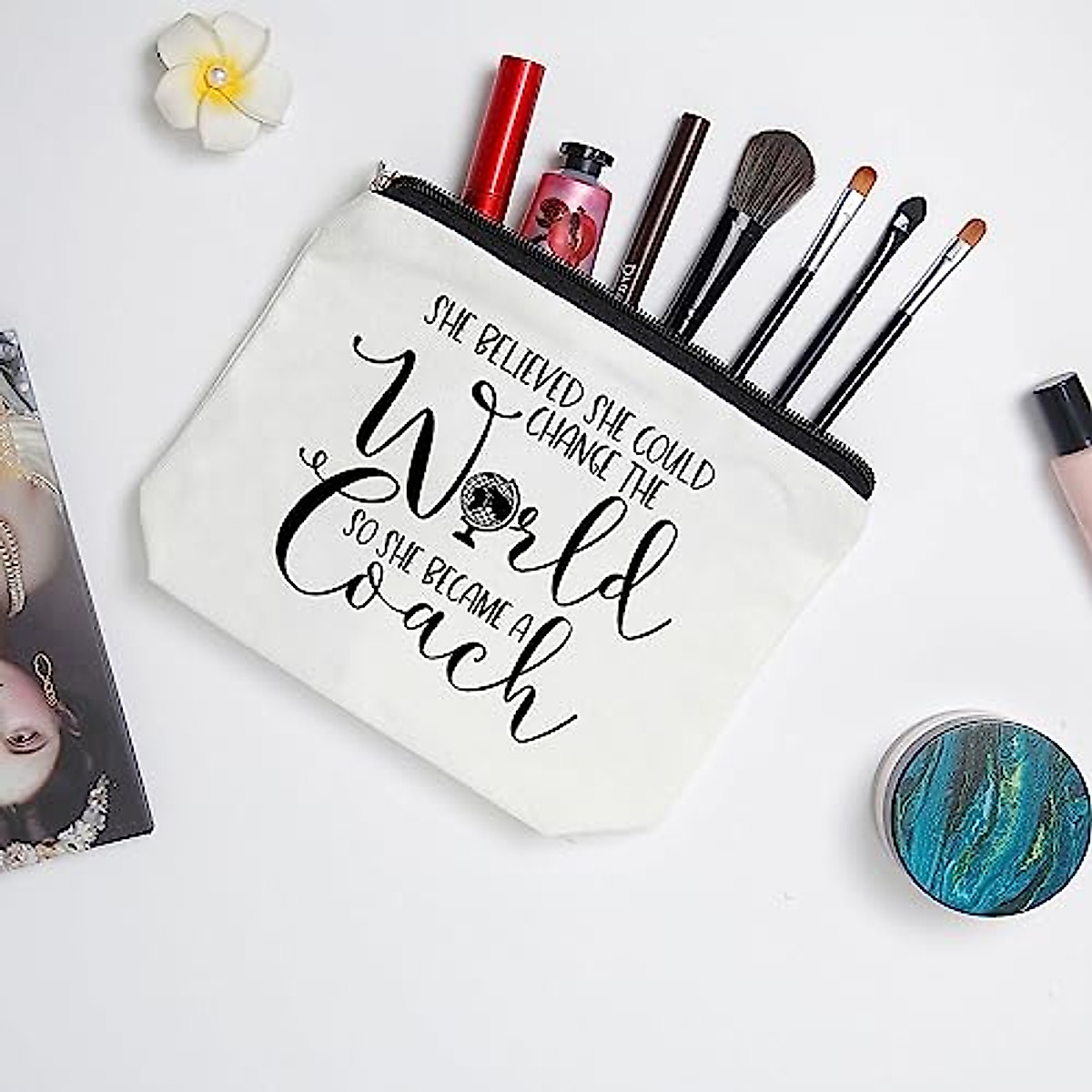 WZJHCL Coach Appreciation Gift Thank You Gift For Hockey Baseball Soccer Football Volleyball Softball Swim Cheer Coach Survival Kit Coach Gift For Woman (World Coach)