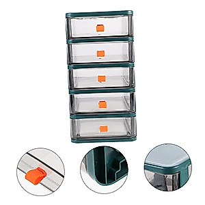 Holibanna 1 pc Box Case Inch X Makeup Clo Organiser Pp Shelf Care Dorm Counter Drawer Small Multi- Space Stands Drawers Stationary Sundries Multifunction with Unit Stationery Saving