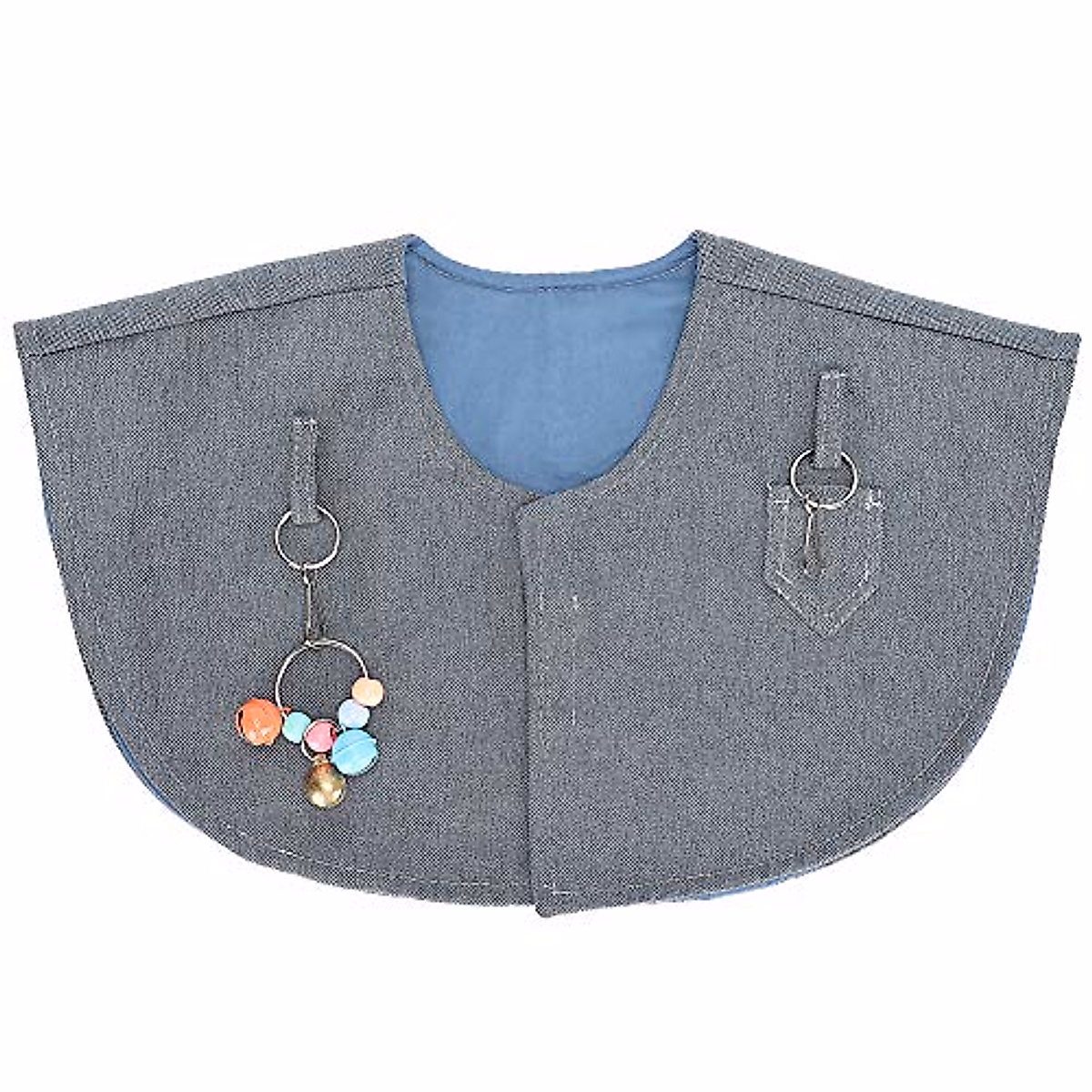 Leftwei Anti-Scratch Shoulder Protector, Multi-Functional Parrot Training Shoulder Cape Protector Stand Bird Diaper Bird Anklet Toy for Small Medium Parakeets Cockatiels