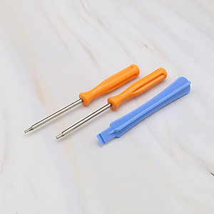 Micro Traders Set of 5 Analog Joystick Repair Kit Compatible with Xbox One Elite 2 Controller Only 3D Thumb Stick Controller Rocker Sensor with T6 T8 Screwdriver and Crowbar