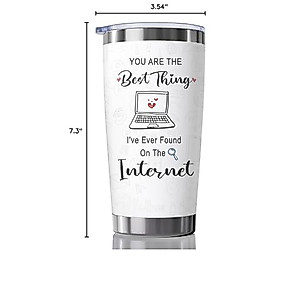 Mothers Day Gifts for Her Girlfriend Wife - Anniversary Romantic Gift for Women Couple Men Him Boyfriend Husband, Funny Galentines Birthday Gifts for Women Best Friend, Tumbler 20oz