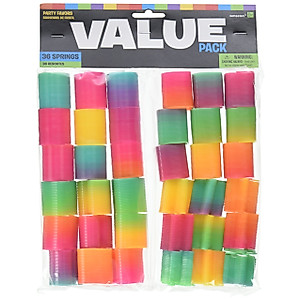 Amscan 392609 Rainbow Springs Pack of 36