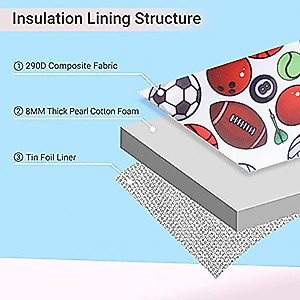 TRENDPLAY Insulated Baby Bottle Bag Cooler Insulated Tote Bag with Ice Pack, Portable Bottle Warmer Storage Organizer for 4 Bottles, for Travel Stroller Caddy