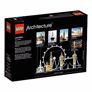LEGO Architecture London Skyline Collection 21034 Building Set Model Kit and Gift for Kids and Adults (468 pieces)