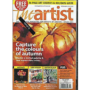 THE ARTIST MAGAZINE, CAPTURE THE COLOURS OF AUTUMN NOVEMBER, 2018