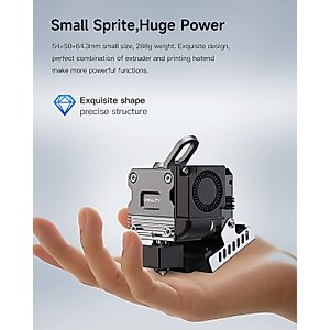 Official Creality New Sprite Extruder Pro Upgrade Kit, Direct Drive Extruder Pro Kit for Ender 3/Ender 3 v2/Ender 3 Pro/Ender 3 Max/Ender 3 S1/CR-10 Smart Pro 3D Printers,Support BL Touch/CR Touch
