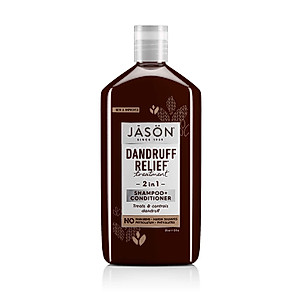 Jason Dandruff Relief Treatment 2 in 1 Shampoo + Conditioner 12 Ounces (1 Pack)