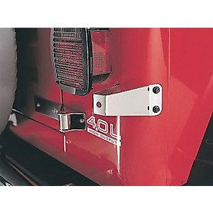 Rampage Stainless Tailgate Stopper | Brite Color | 7342 | Fits 1997 - 2006 Jeep Wrangler TJ