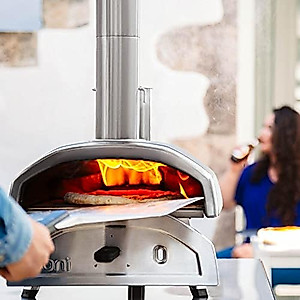 ooni Fyra 12 Wood Fired Outdoor Pizza Oven – Portable Hard Wood Pellet Pizza Oven – Ideal for Any Outdoor Kitchen