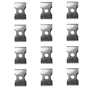 SZHLUX 12 Pack Ceiling Clips for Fixing Garage Light Under Cabinet Light Commercial Bay Lighting