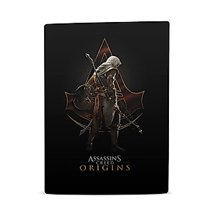 Head Case Designs Officially Licensed Assassin's Creed Bayek Crest Origins Character Art Vinyl Faceplate Sticker Gaming Skin Case Cover Compatible with Sony Playstation 5 PS5 Digital Edition Console