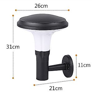 OUUED European Wall Light Aluminum Alloy LED Outdoor Waterproof Villa Door Exterior Wall Lamp Modern Minimalist Garden Lamp Home Outdoor Super Bright Terrace Wall Sconce Villa Garden Wall Lantern