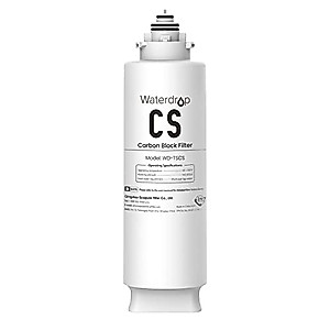 Waterdrop TSCS Under Sink Water Filter, Replacement for Waterdrop TSC 3-Stage Under Sink Water Filtration System, 2000 Gallons Hige Capacity. 1 Pack