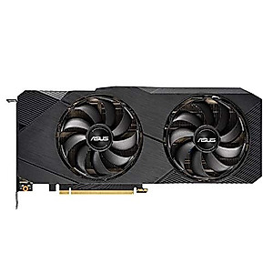 ASUS GeForce RTX 2080 SUPER Overclocked 8G GDDR6 Dual-Fan EVO Edition VR Ready HDMI DisplayPort 1.4 Graphics Card (DUAL-RTX2080S-O8G-EVO)