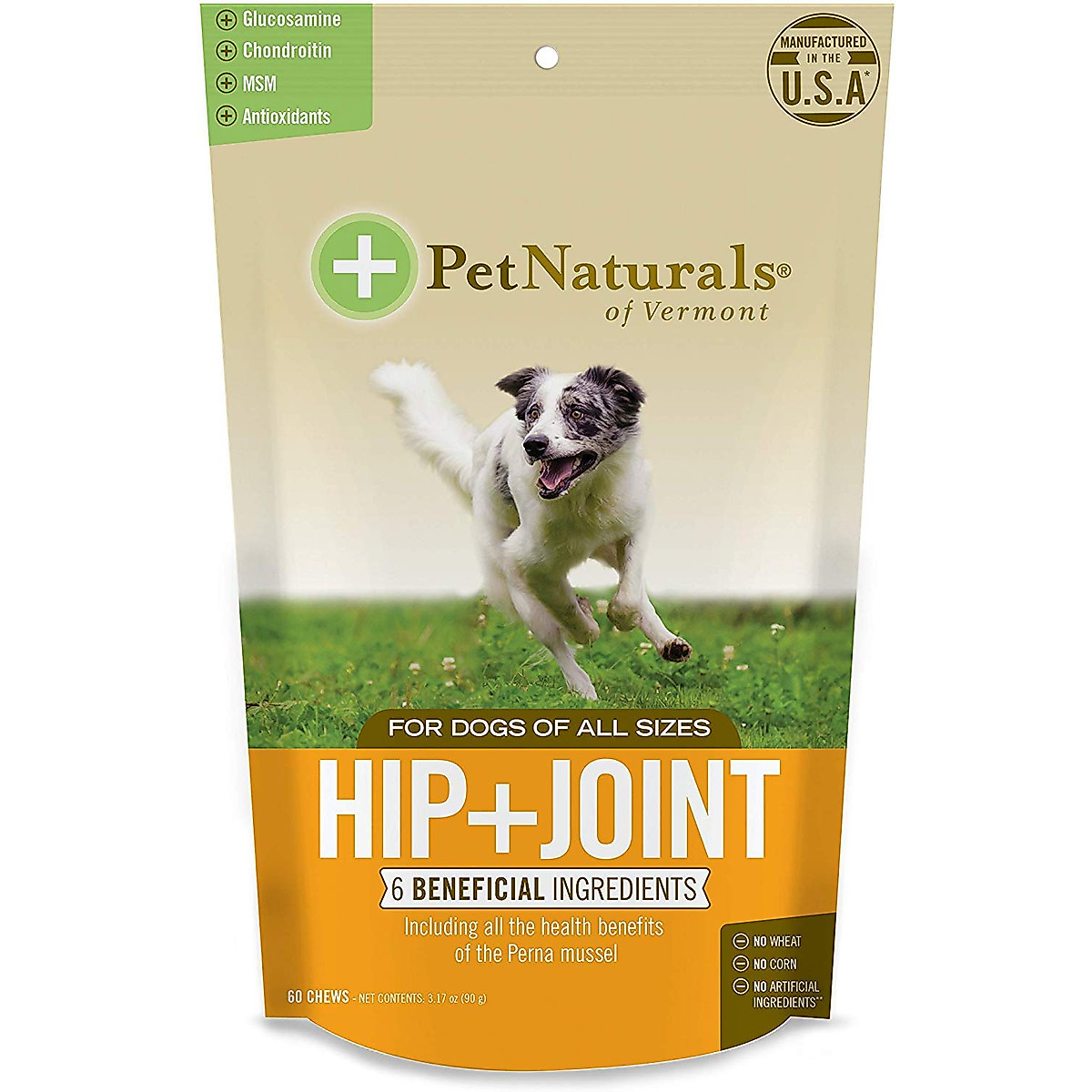 Pet Naturals (3 Pack) of VT Hip + Joint Supplements for Dogs