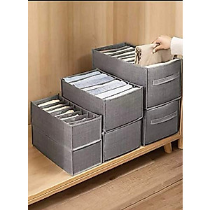 9 grid, Drawer Organizers for Clothing, Clothes Organizer, Wardrobe Clothes Organizer, Clothes Organizer for Folded Clothes, Wardrobe Organizer for Jeans Pants Sweaters T-shirts Underwear
