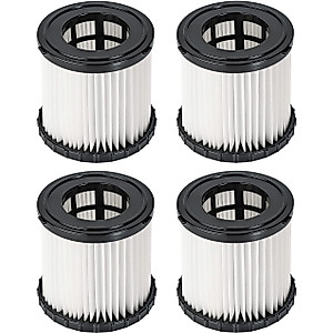 Fette Filter - A32VC05 A32RF08 Replacement Filter Compatible with RYOBI P3240 PCL733 PCL734 18V ONE+ 3 Gal. Wet/Dry Vacuums. Compatible with Hoover ONEPWR BH57105 - Pack of 4