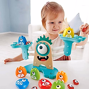 Hape Math Monster Scale Toy, STEAM Toy, L: 15, W: 7.1, H: 5.6 inch